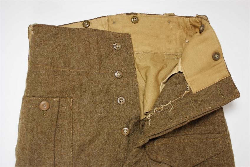 CS Militaria | WW2 British '37 Pattern Battledress Trousers With Label ...