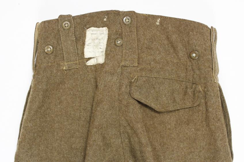 CS Militaria | WW2 British '37 Pattern Battledress Trousers With Label ...
