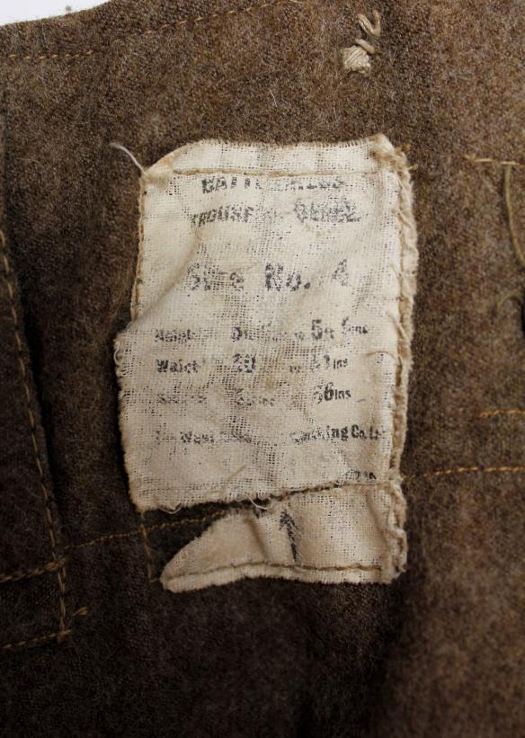 CS Militaria | WW2 British '37 Pattern Battledress Trousers With Label ...