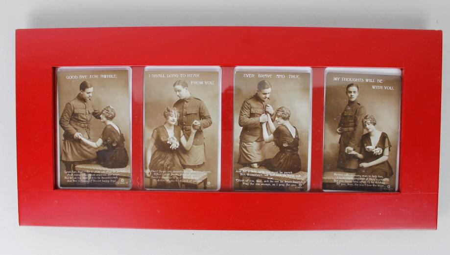 CS Militaria | WW1 Framed Sweetheart Card Series 1915