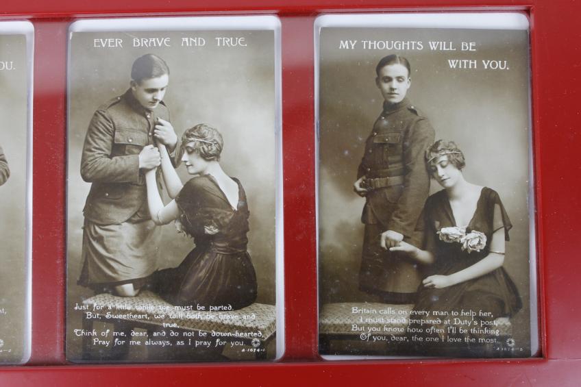 CS Militaria | WW1 Framed Sweetheart Card Series 1915