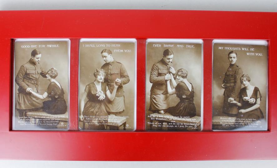 CS Militaria | WW1 Framed Sweetheart Card Series 1915
