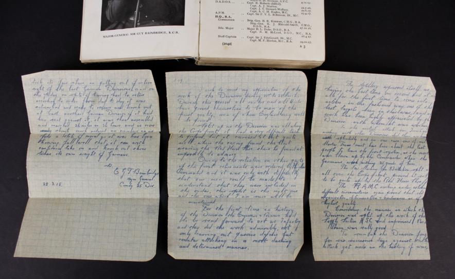 CS Militaria | Original WW1 28/3/18 Dated British Handwritten Letter By ...