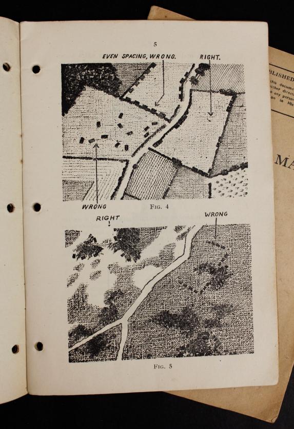 CS Militaria | WW2 British Manuals 'Camouflage' & ' Elementary Map ...