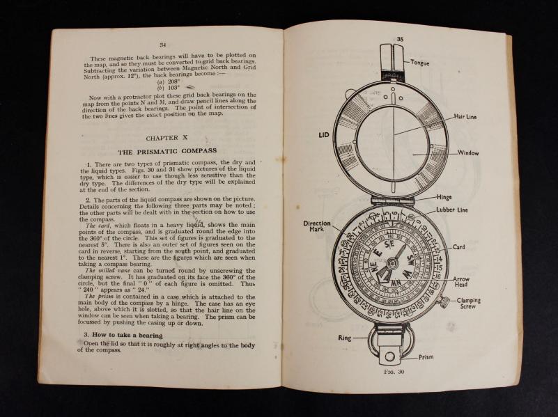 CS Militaria | WW2 British Manuals 'Camouflage' & ' Elementary Map ...