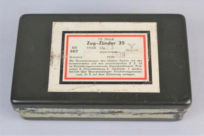 CS Militaria | WW2 German 'Zug-Zunder 35' Igniter Box 1939