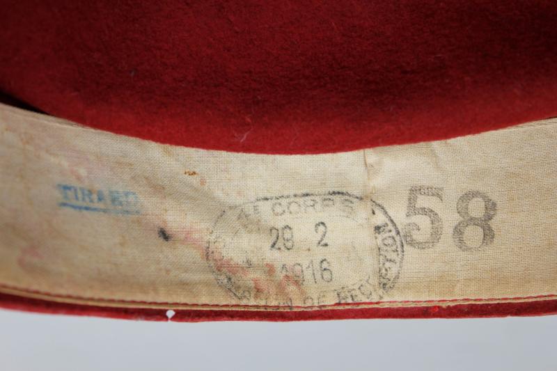 CS Militaria | WW1 French M1879 Zouave & Tirailleur Fez , 1916 Dated