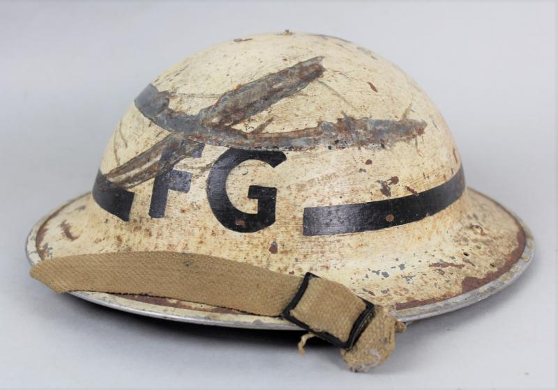 CS Militaria | WW2 British Assistant Fire Guard Officers Helmet 1941