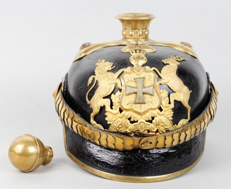 CS Militaria | WW1 German Wurttemburg Artillery Reserve Officer Helmet