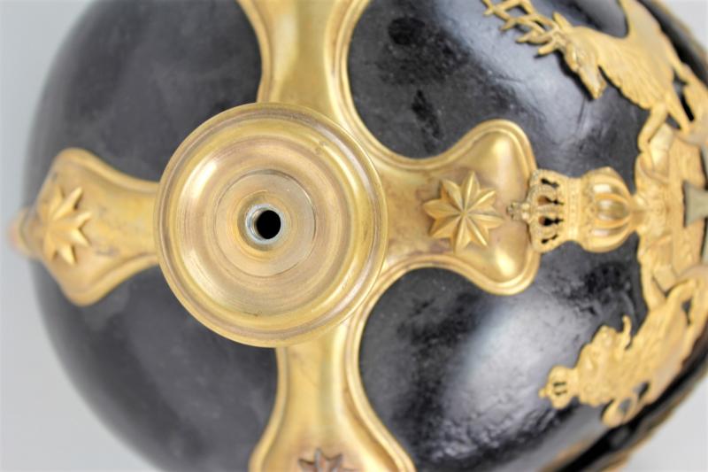 CS Militaria | WW1 German Wurttemburg Artillery Reserve Officer Helmet