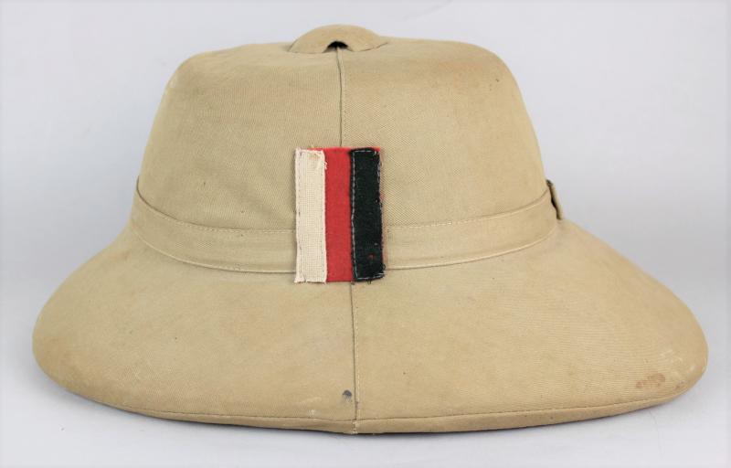 CS Militaria | WW2 British Welsh Regiment Sun Helmet 1940