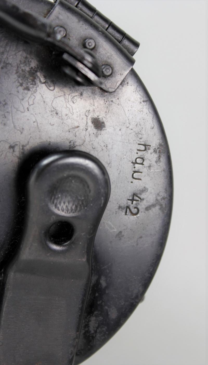 CS Militaria | WW2 German MG42 Basket Drum Magazine 1942 Dated