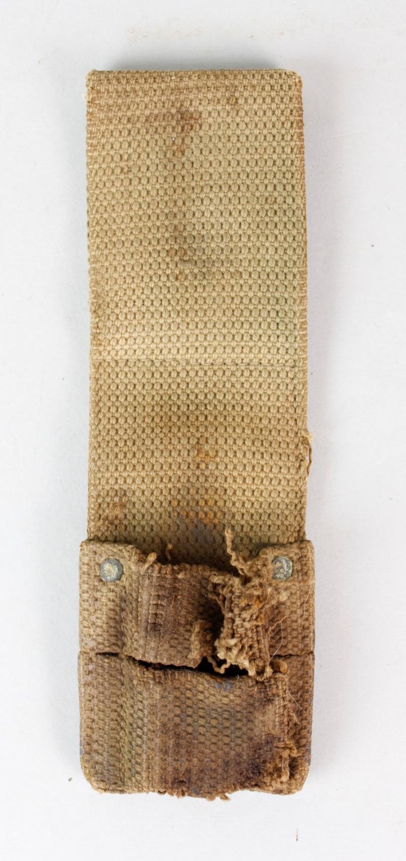 CS Militaria | WW1 British '08 Pattern Unblancoed Webbing Frog