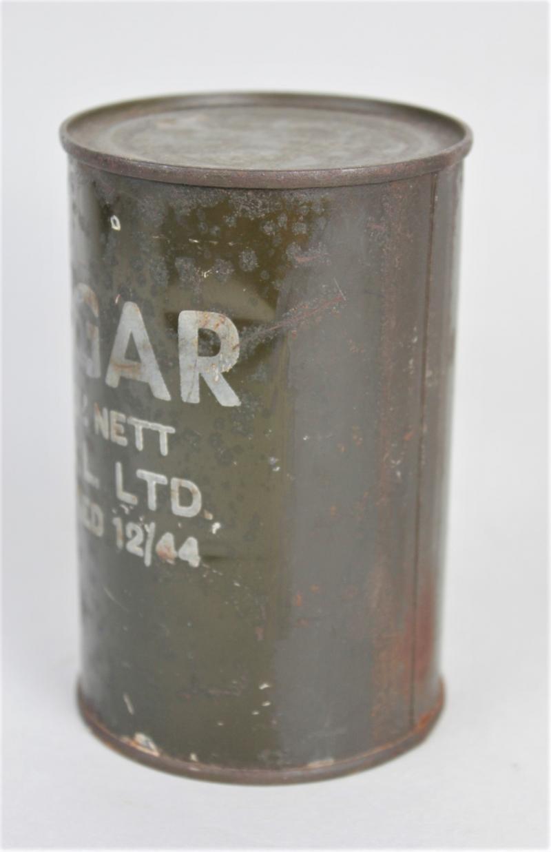 CS Militaria | Rare WW2 British 'SUGAR' Ration Tin 1944