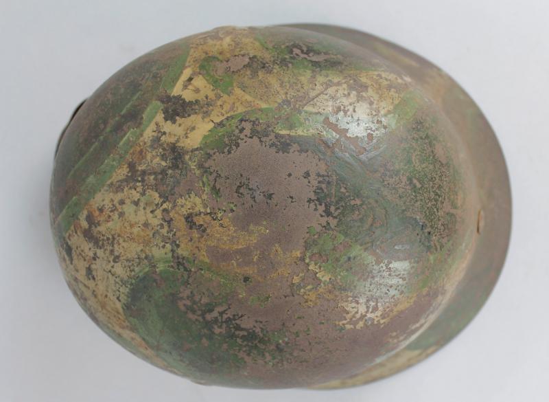 CS Militaria | WW2 German M40 'Tortoise Shell' Camouflage Helmet