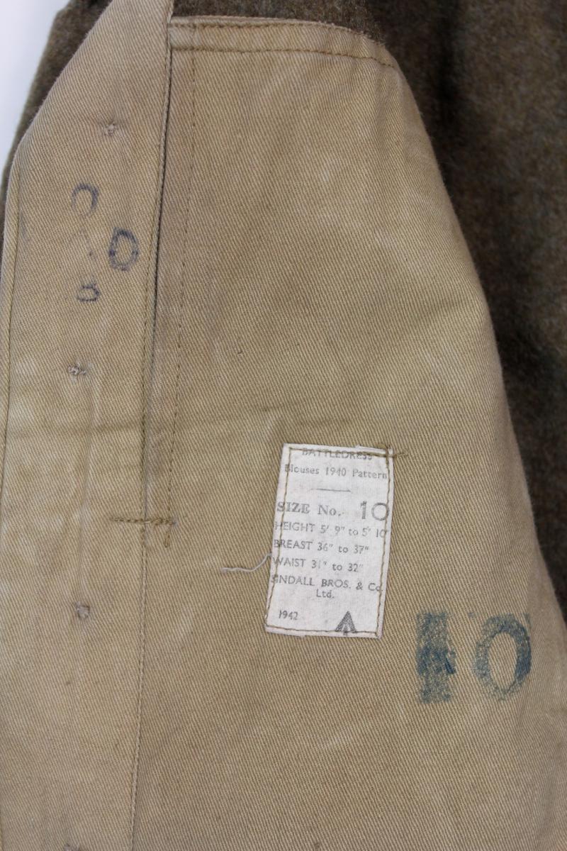 CS Militaria | WW2 British 37/40 Pattern Battledress 1942