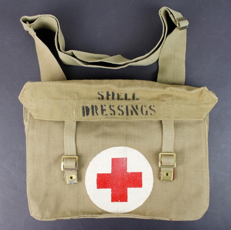 CS Militaria | WW2 British Shell Dressings Bag 1942