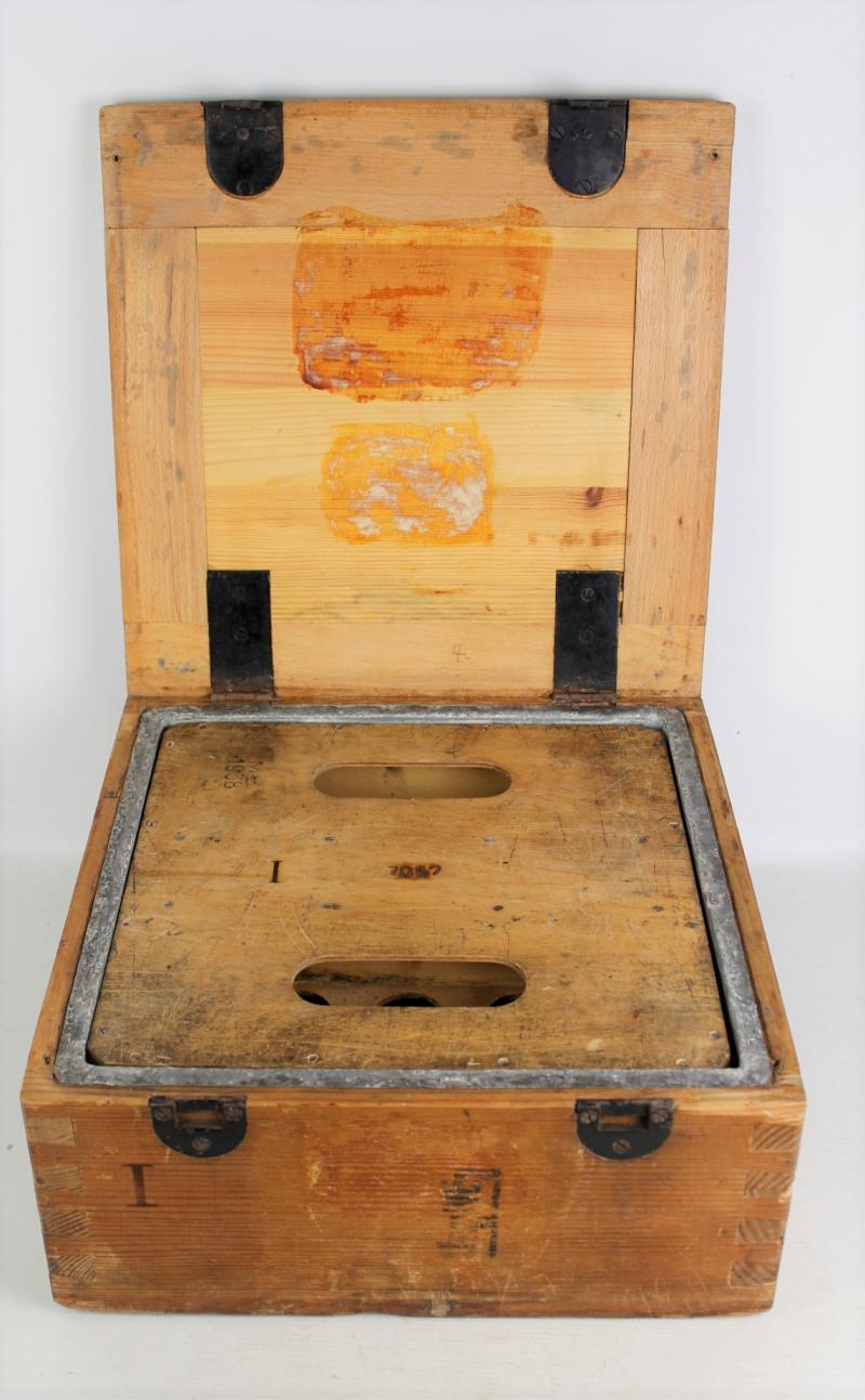 CS Militaria | WW2 German Ammunition Box With Rare Interior Egg Grenade ...