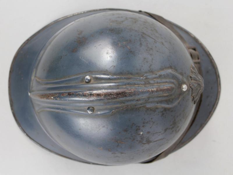 CS Militaria | WW1 French Infantry M15 Adrian Helmet With Owner ...