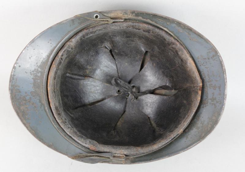 CS Militaria | WW1 French Infantry M15 Adrian Helmet With Owner ...