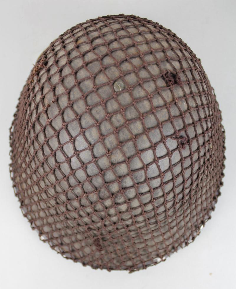 CS Militaria | WW2 British Netted Camouflage MkIII Turtle Helmet