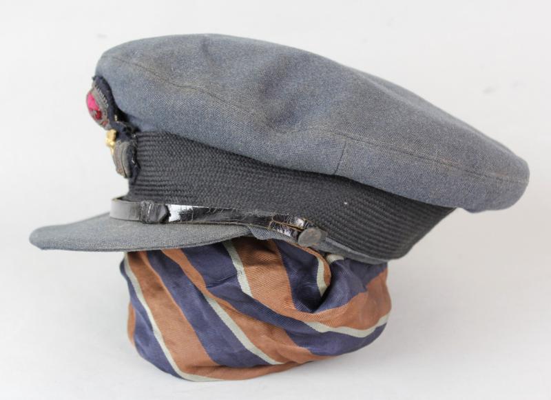 CS Militaria | WW2 British RAF Officers Peaked Cap & RAF Cravat