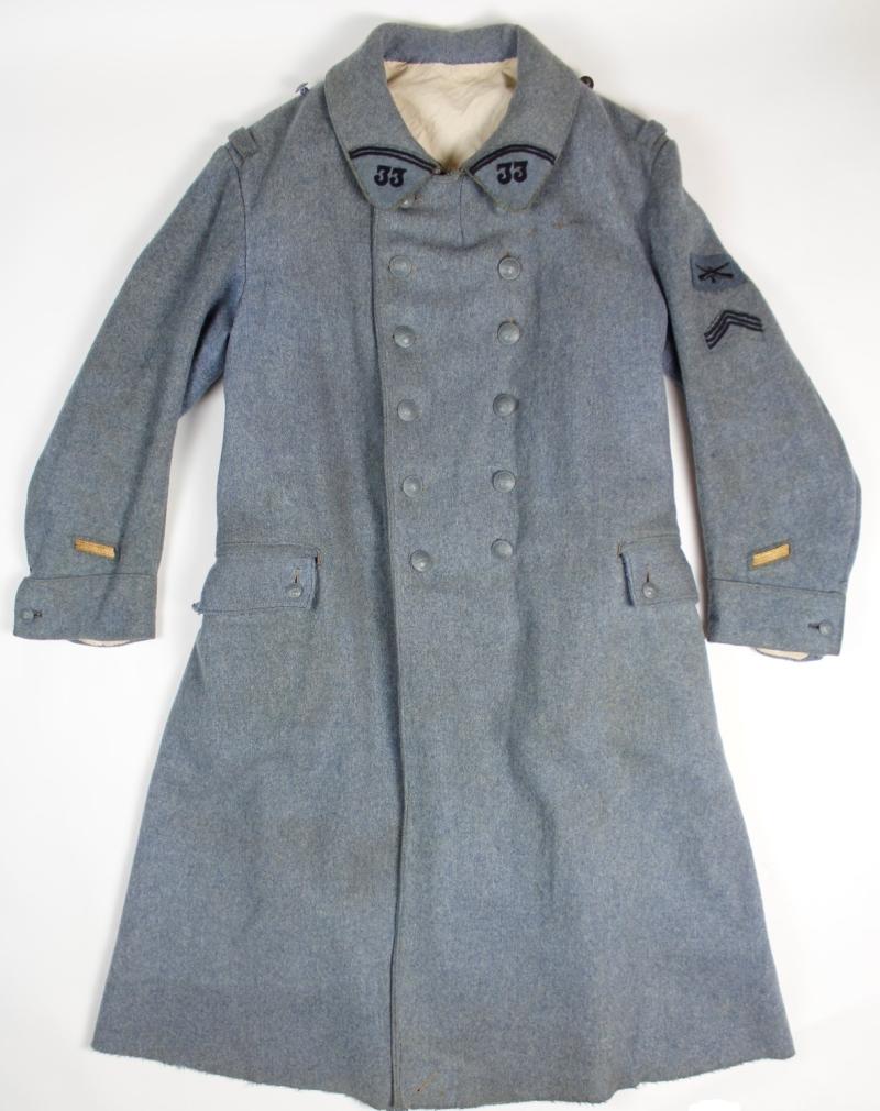 CS Militaria | WW1 French M1915 'Horizon Blue' Capot 1916 , 33rd ...