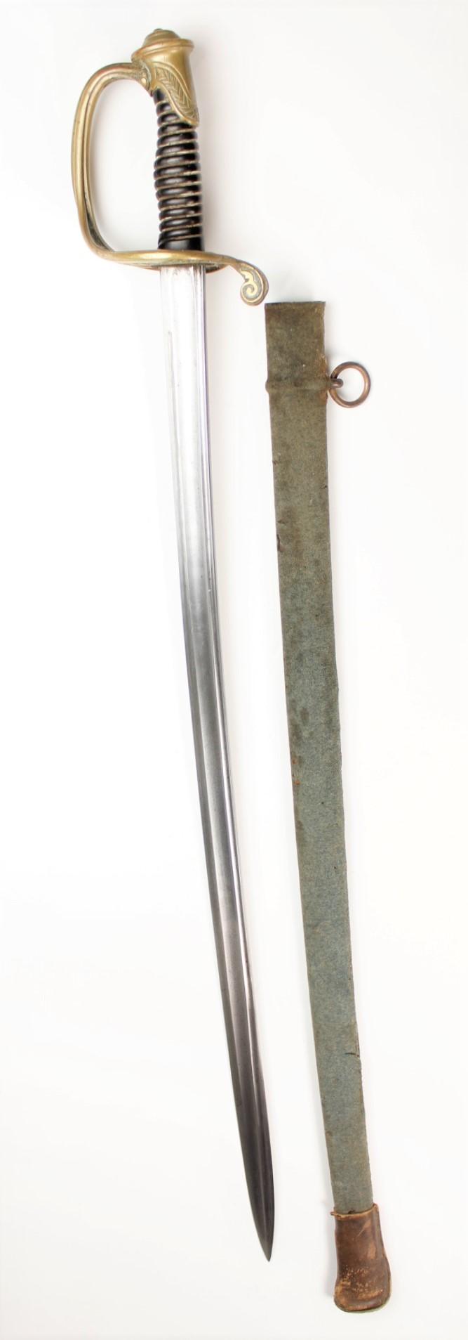 CS Militaria | WW1 French M1845 Infantry Adjutants Sabre Dated May 1916