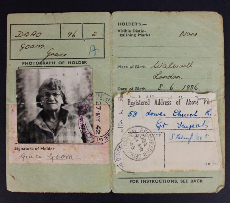 CS Militaria | WW2 Ration Book & Identity Cards 1939, 1942 & 1943
