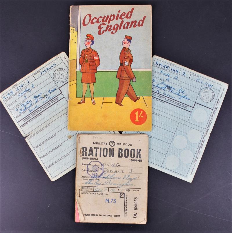 CS Militaria | WW2 British Identity Cards, Ration Book & Sartirical ...