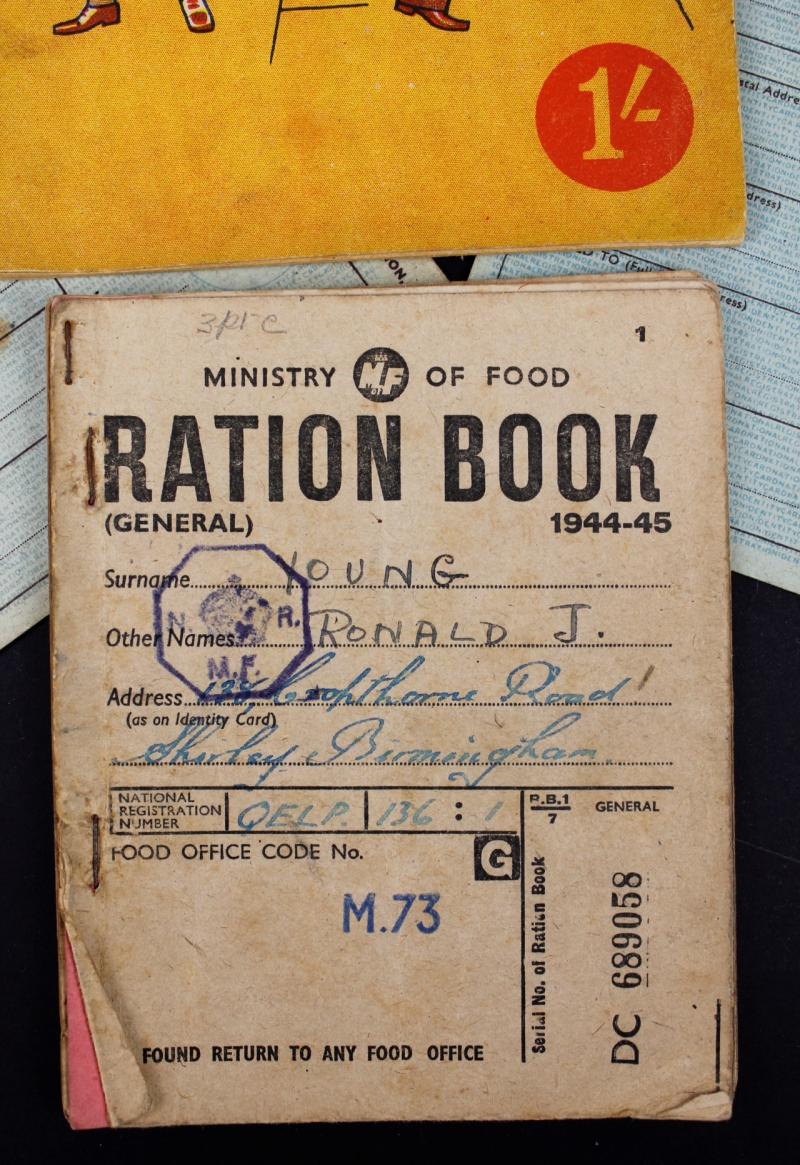 CS Militaria | WW2 British Identity Cards, Ration Book & Sartirical ...