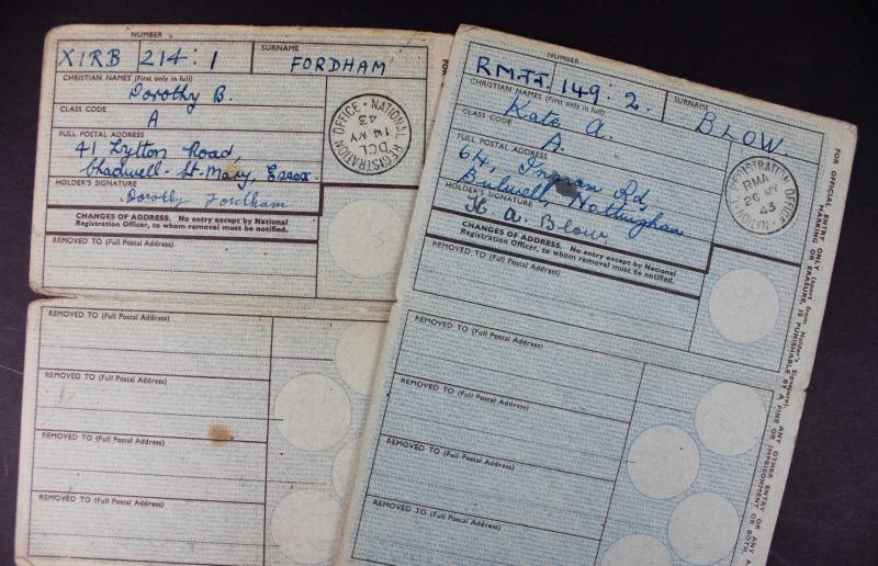 CS Militaria | WW2 British Identity Cards, Ration Book & Sartirical ...