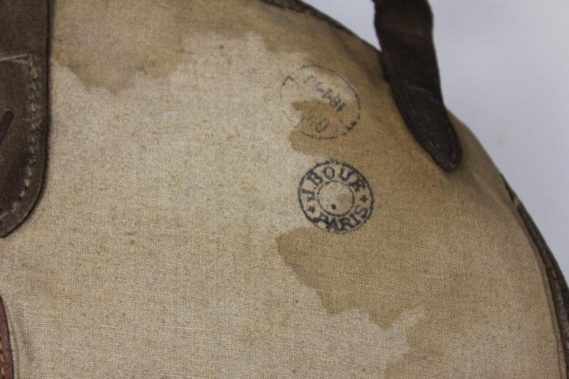 CS Militaria | WW1 French 1893 Haversack & Attached ' Poilu ' Equipment