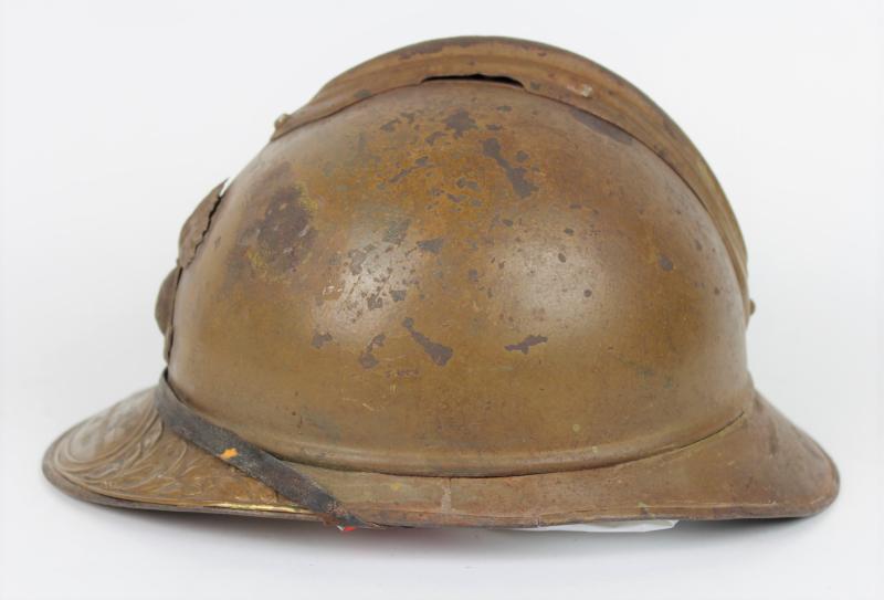 CS Militaria | WW1 French Colonial Adrian Helmet From Named Officer ...