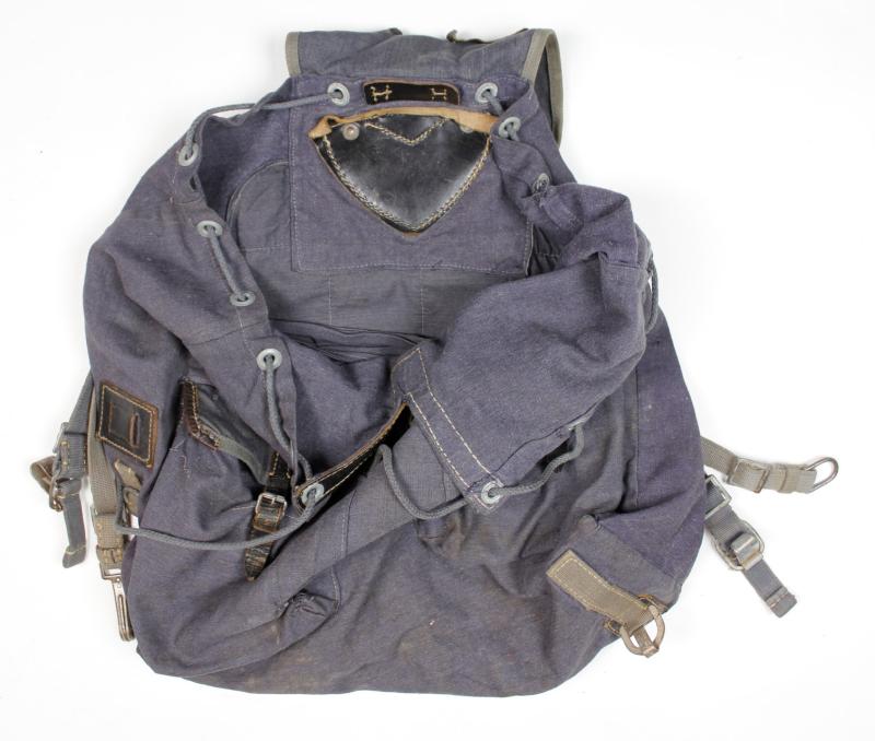 CS Militaria | WW2 German Blue Webbing Luftwaffe Rucksack