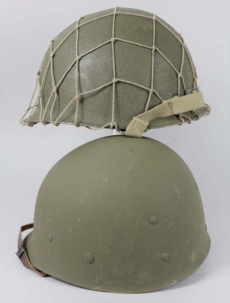 CS Militaria | WW2 US M1 Helmet With Camouflage Net