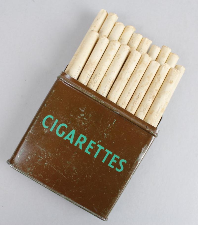 CS Militaria | WW2 British Ration Pack Cigarettes With Cigarettes