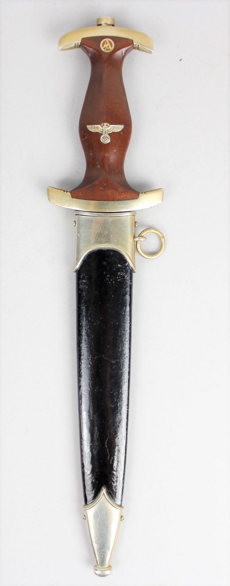 CS Militaria | WW2 German SA Dagger With Gold Tone ( Carl Schmidt )