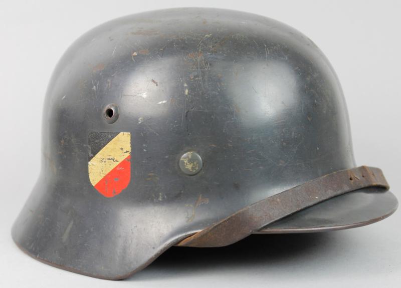 CS Militaria | WW2 German Luftwaffe Double Decal Helmet With LBA Marked ...
