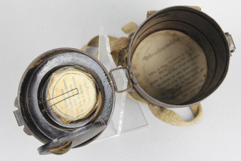 CS Militaria | WW1 German M17 Gas Mask & Canister With Spare Lenses ...