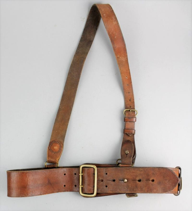 CS Militaria | WW1 British Sam Browne Belt & Shoulder Strap