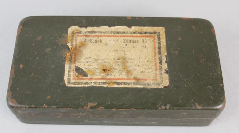 CS Militaria | WW2 German Detonator Fuse Tin 1940