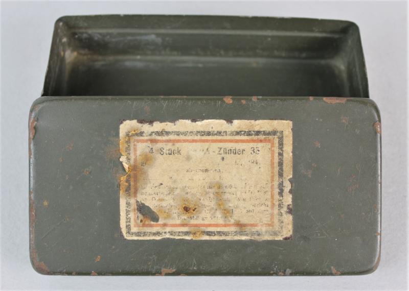 CS Militaria | WW2 German Detonator Fuse Tin 1940