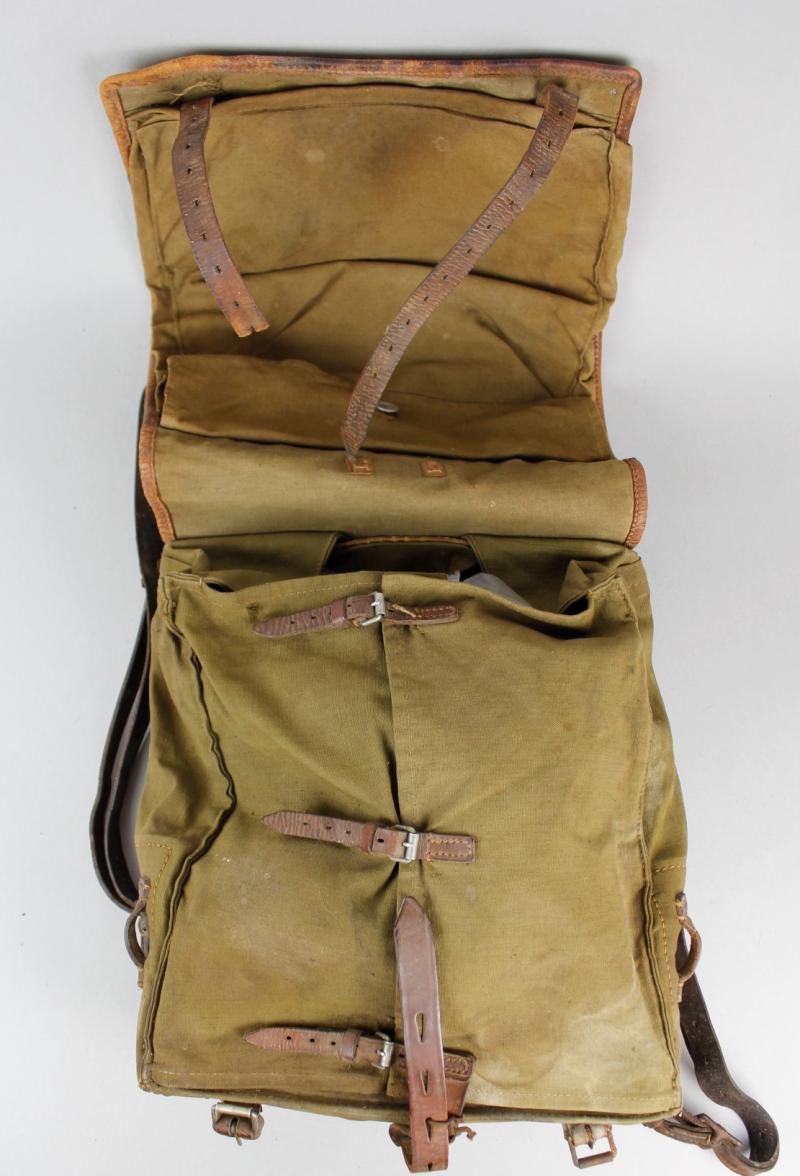 CS Militaria | WW2 German Tornister Pack With Soldiers Name tag