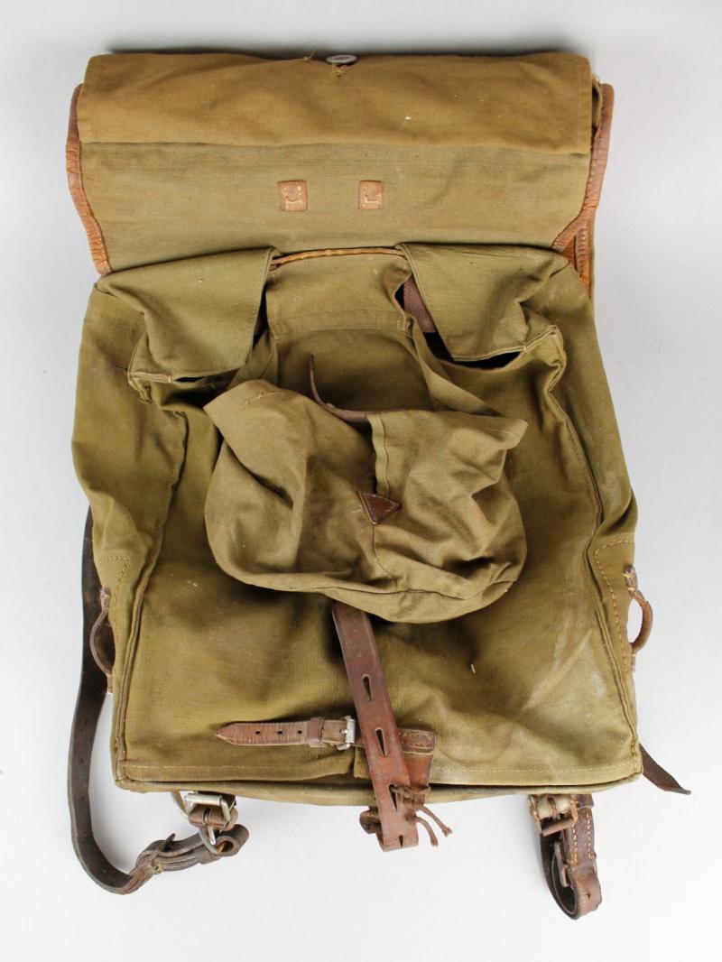 CS Militaria | WW2 German Tornister Pack With Soldiers Name tag