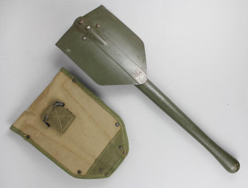 CS Militaria WW2 US Folding Entrenching Tool Cover 1943 cs-militaria-ww2-us-folding-entrenching-tool-cover-1943
