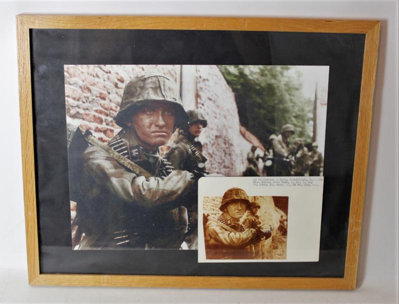 CS Militaria | WW2 German Otto Funk 12th SS Hitlerjugend Signature