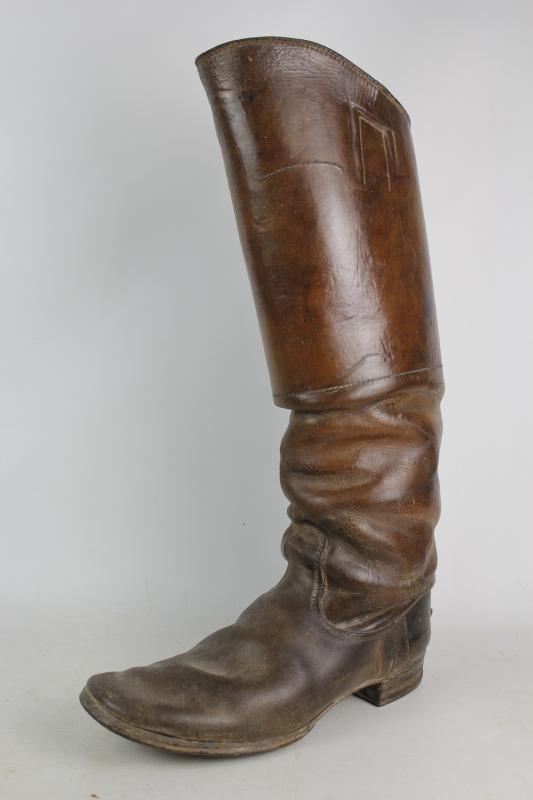 CS Militaria | WW1 German Cavalry Boot Marked 'B.A. 1914'