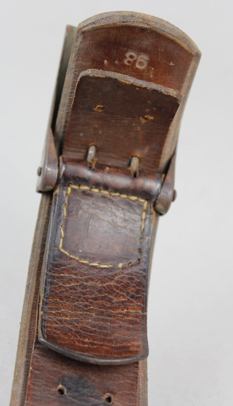 CS Militaria | WW2 German Army Green Painted Steel Buckle & Belt ...