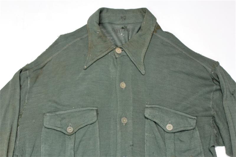 CS Militaria | WW2 German Service Shirt ( Waffle Pattern )
